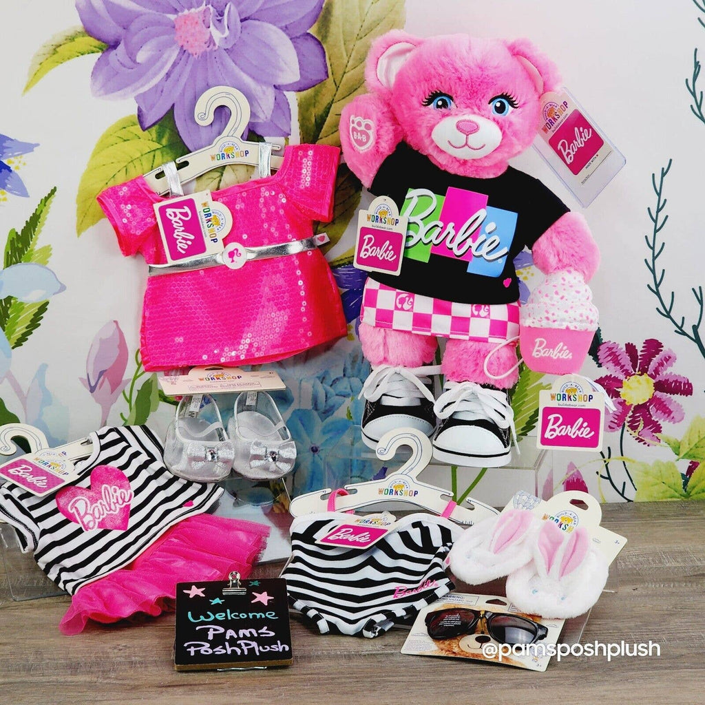 Rare Barbie The Movie Margot Robbie Build A Bear Plush Fashion Doll Co ...