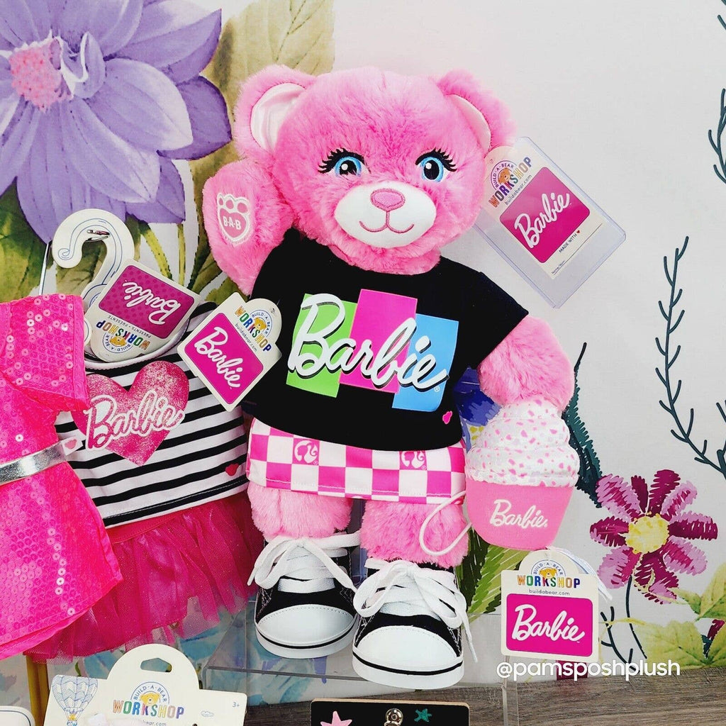 Rare Barbie The Movie Margot Robbie Build A Bear Plush Fashion Doll Co ...