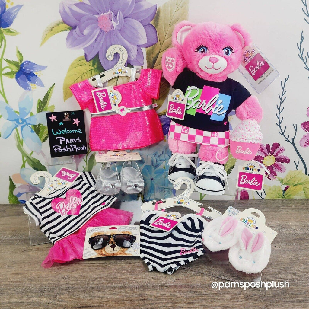 Rare Barbie The Movie Margot Robbie Build A Bear Plush Fashion Doll Co ...