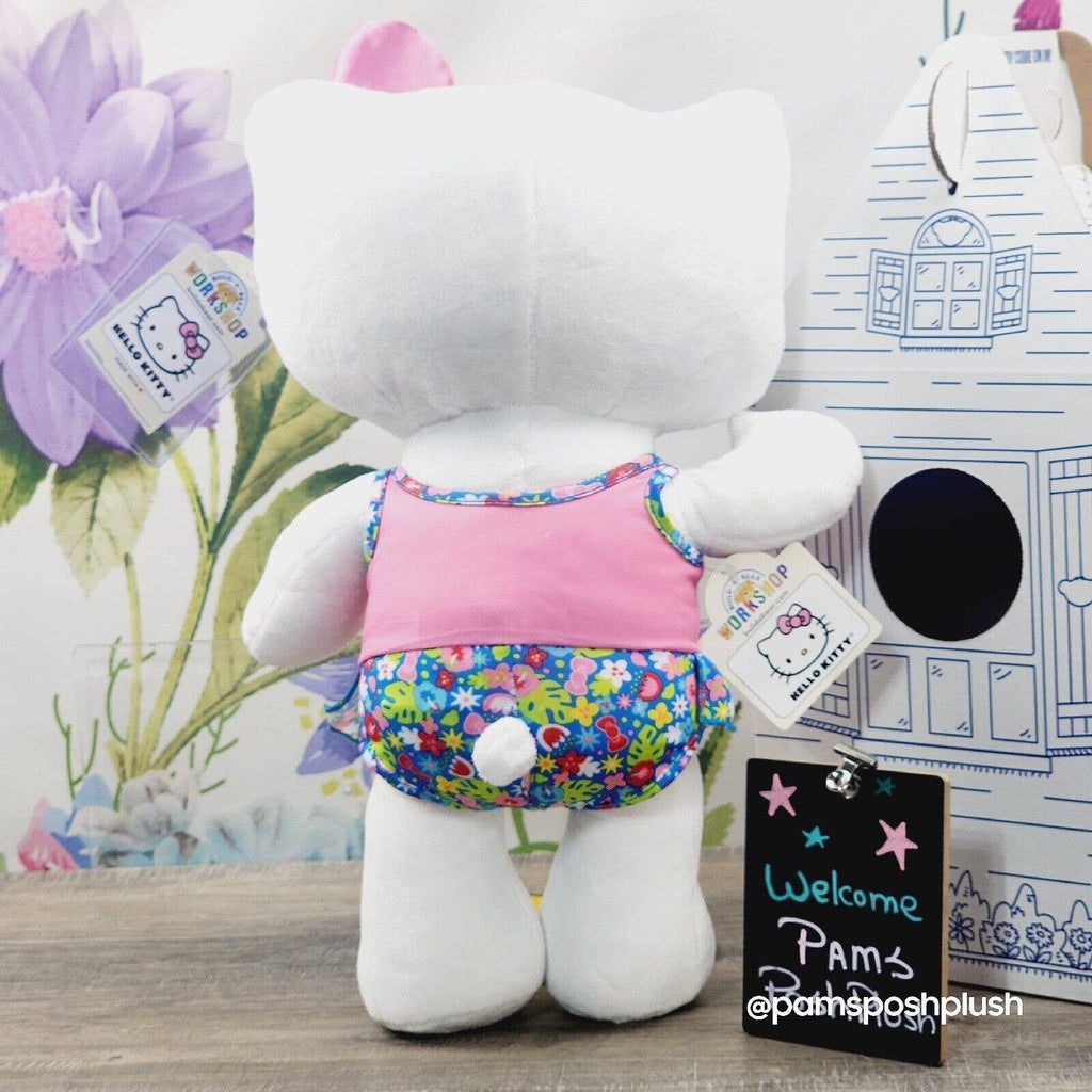 Build A Bear Hello Kitty Sanrio Summertime Plush Swimsuit Dress Clothe ...