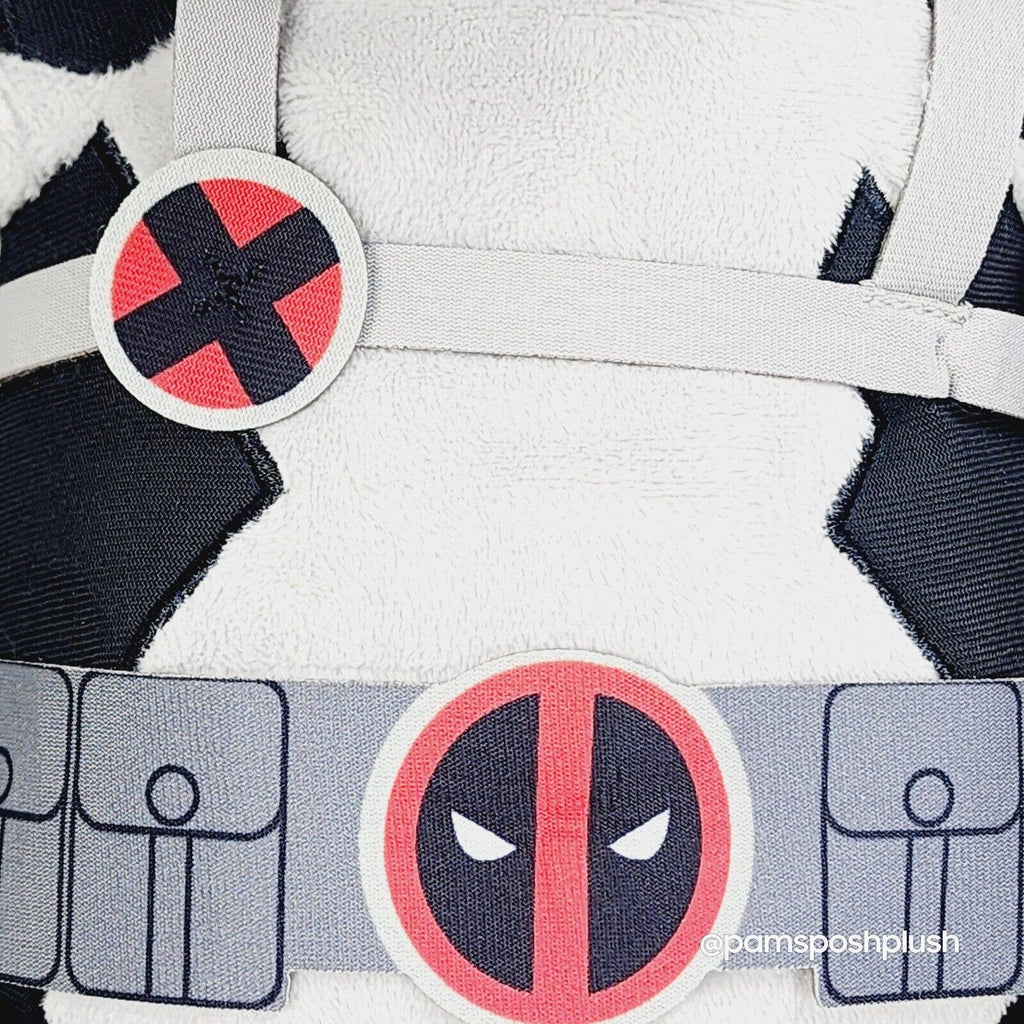 Rare Build A Bear Marvel Deadpool 30th Anniversary Plush, 2 Katana Bla ...