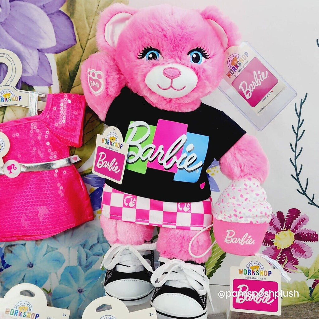 Rare Barbie The Movie Margot Robbie Build A Bear Plush Fashion Doll Co ...